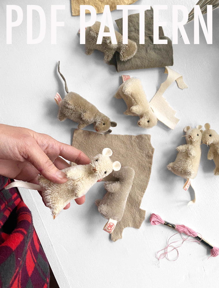 PDF Sewing Pattern: Sam the Mouse – POLKA DOT CLUB